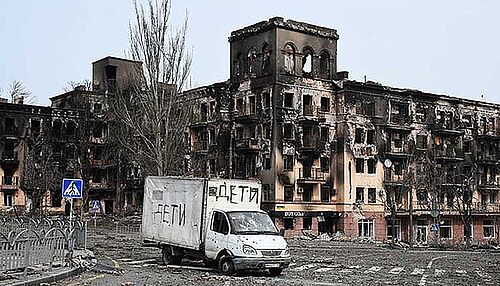 Mariupol: chronicle of Russian Nazi occupation | Before-WAR-After.com