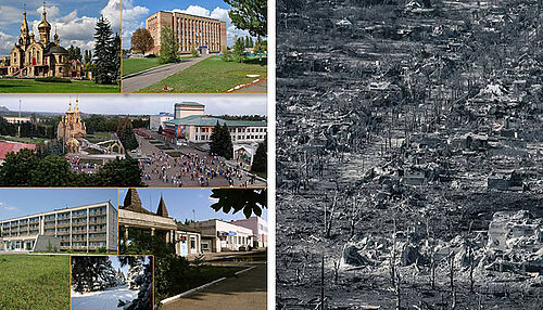 The city that no longer exists: Marinka destroyed by the Russians ...